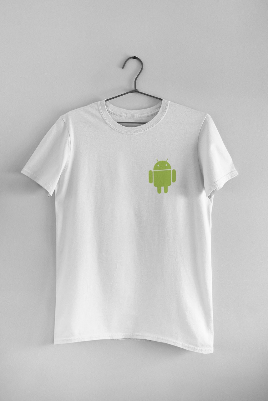 Camiseta Android Logo Pequeño – Hackaprende